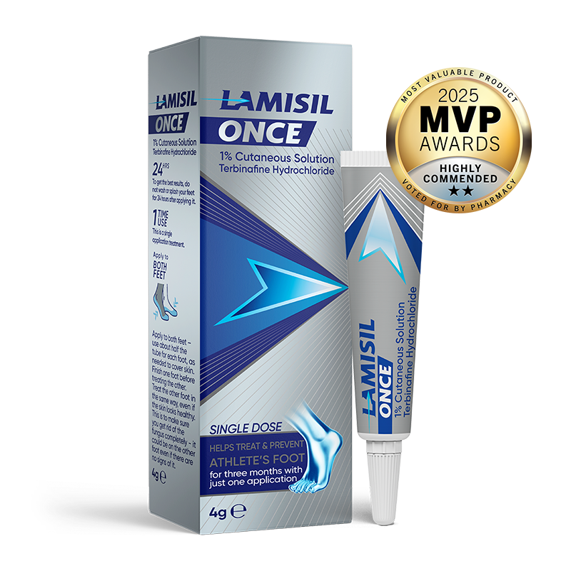 Lamisil Once: Simple One-Dose Athlete’s Foot Treatment